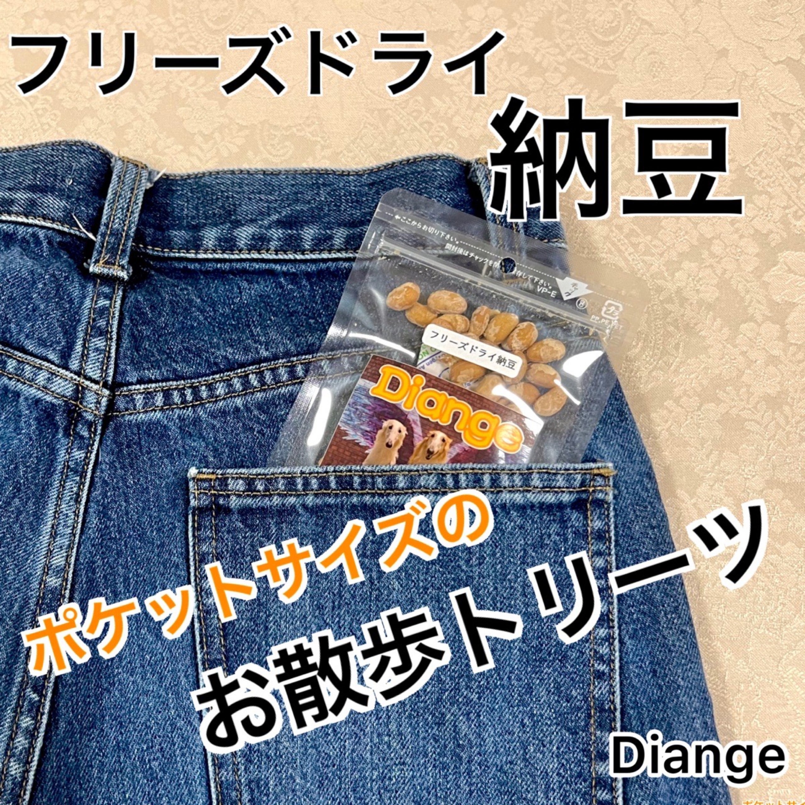 お散歩トリーツ FD納豆 | 首輪とおやつの専門店Diange